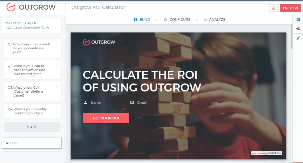 How to build an ROI calculator in Just 4 Easy Steps? | Outgrow